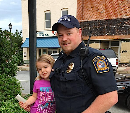 Life in Motion: Cornelia Police officer makes little girl's day - Now ...