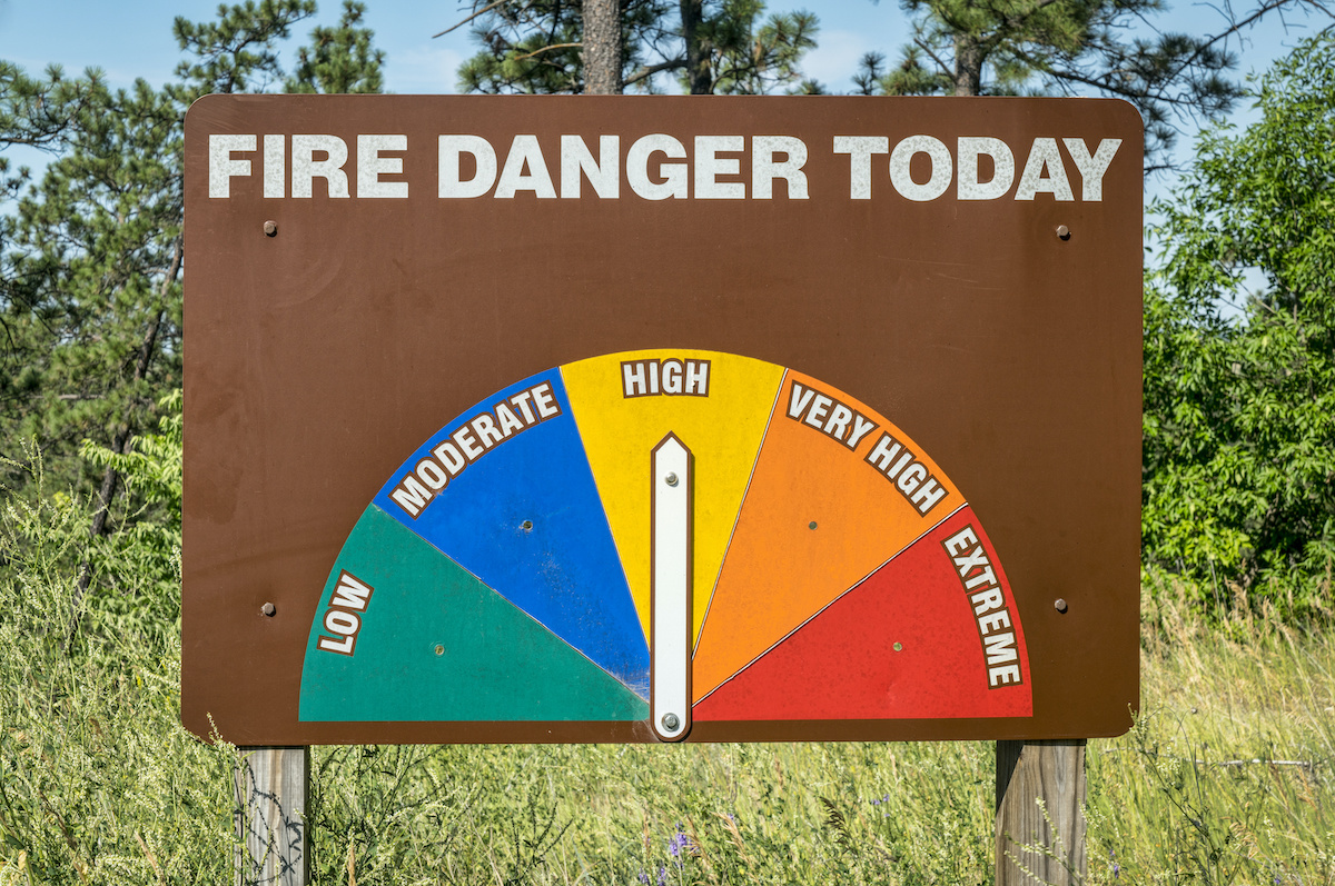 High fire danger conditions across higher elevations of Northeast ...