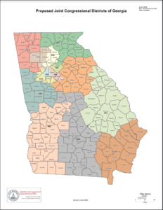 Georgia Republicans release a congressional redistricting map, adding ...