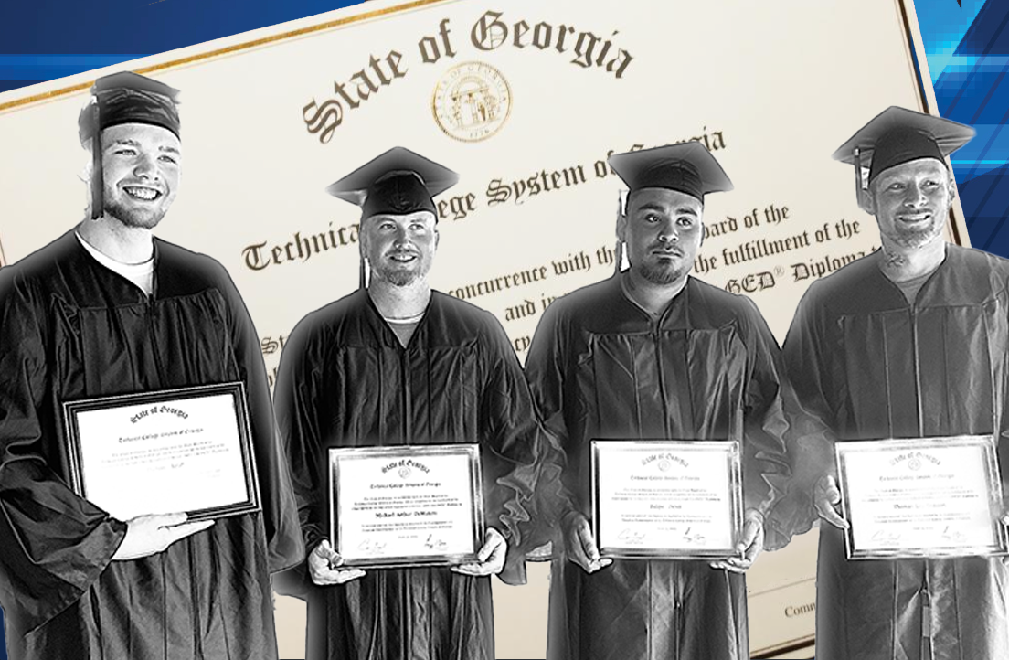 Four Banks County jail inmates graduate with GEDs - Now Habersham