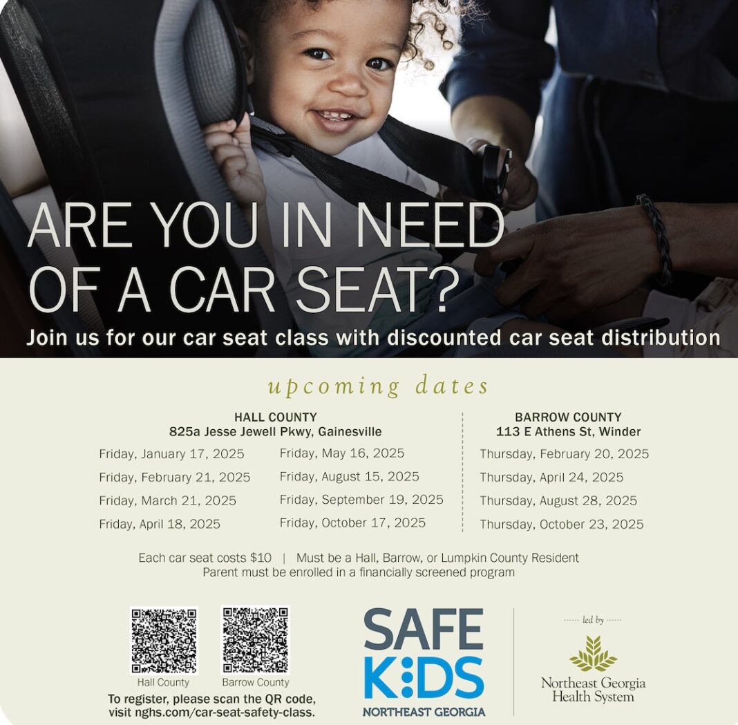 Safe Kids of Northeast Georgia offers $10 car seat program - Now Georgia