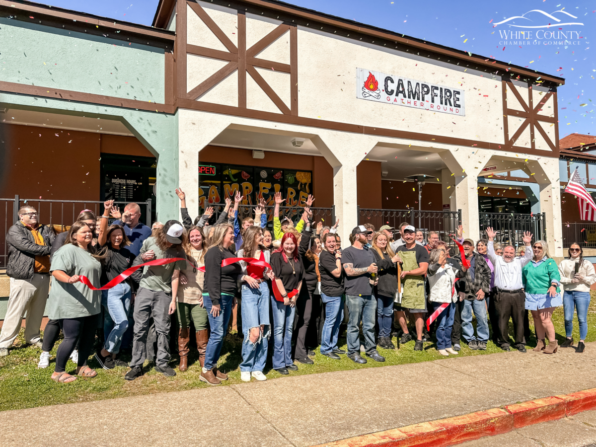 Ribbon cutting ceremony at Campfire Gather Round in Helen - Now Georgia