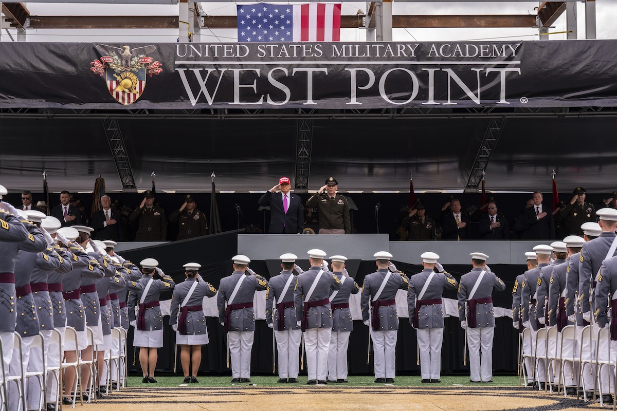 Trump stresses 'new era' in military during West Point commencement ...