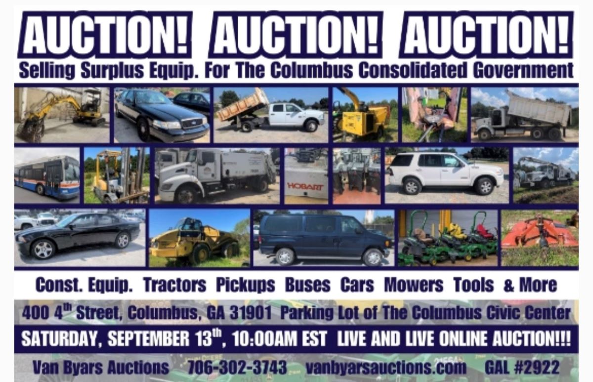 Columbus to hold annual surplus equipment auction - Now Georgia