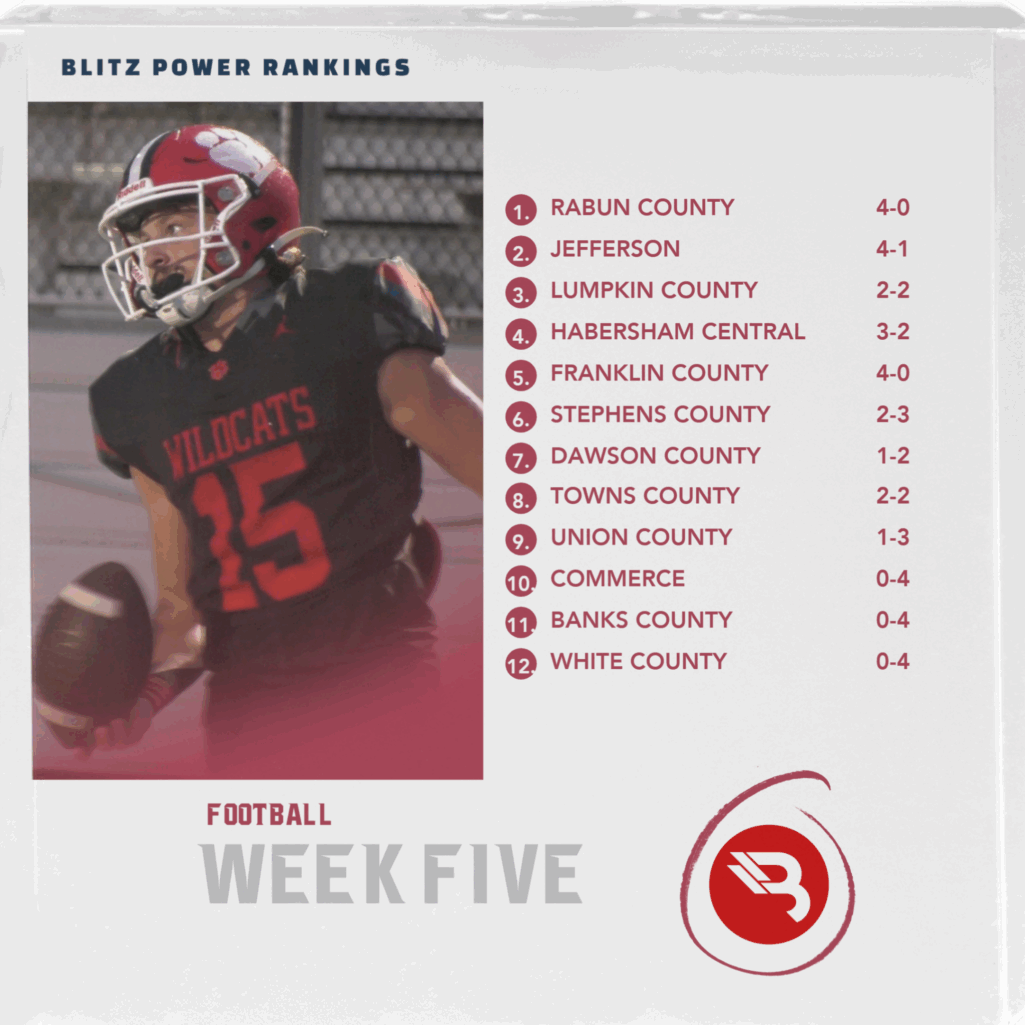 BLITZ Power Rankings: Week Five - Now Georgia