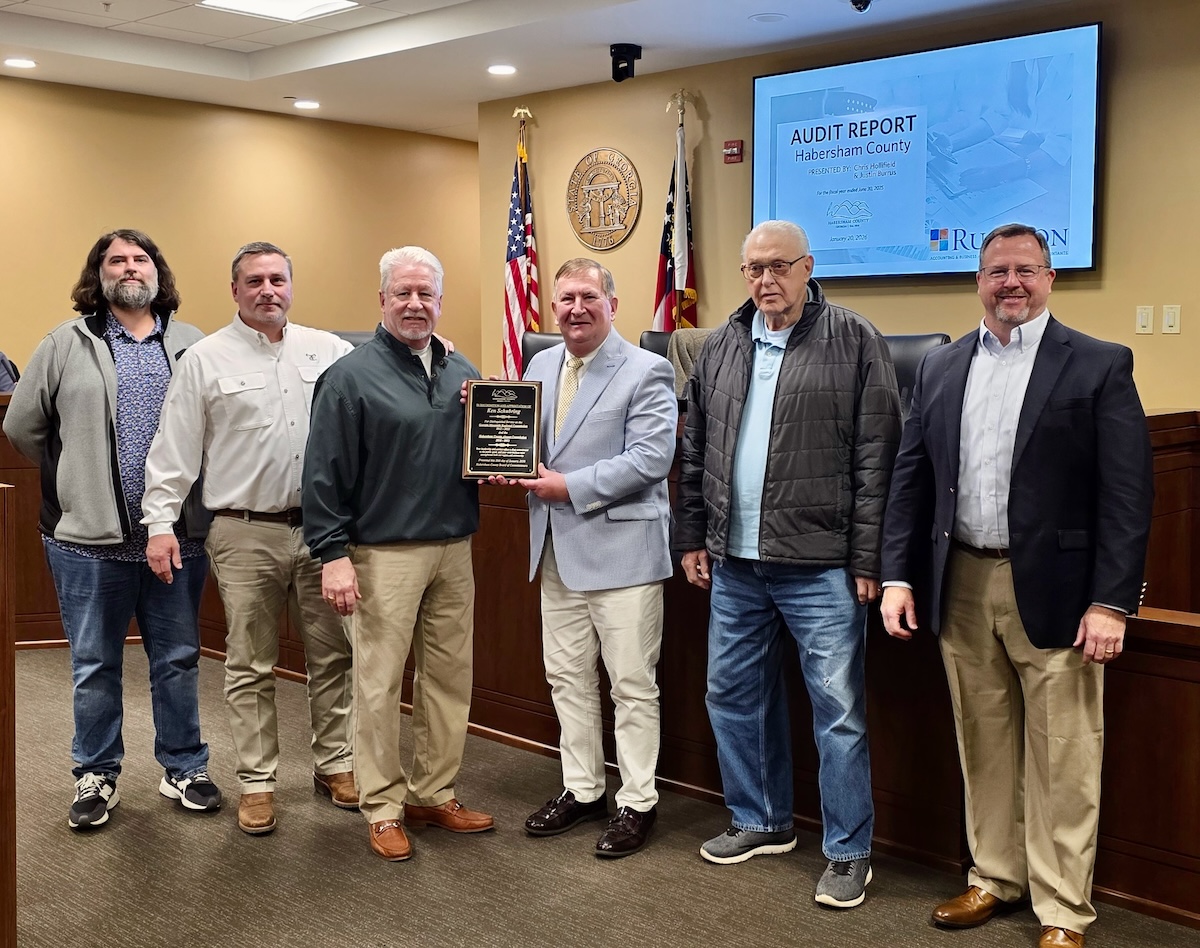 Habersham commissioners honor Ken Schubring for decades of service ...