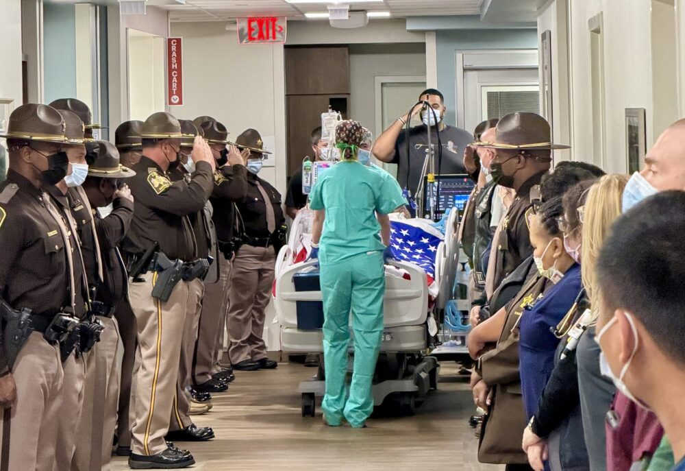 Hospital staff hosts Honor Walk for veteran and public servant - Now ...