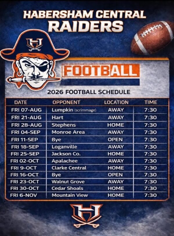 Area high schools release 2026 football schedules following GHSA ...