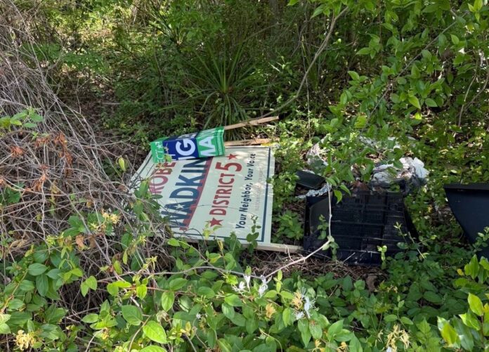 Local activist reports campaign signs stolen - Now Georgia